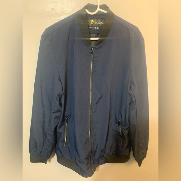 Jackets & Coats | Mens Navy Blue Bomber Jacket | Poshmark